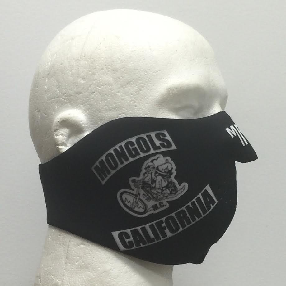 Motorcycle Helmets: Mongols Mask