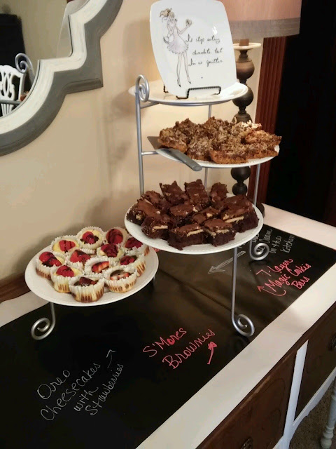 Forever Decorating!: Fun Chalkboard Buffet Runner