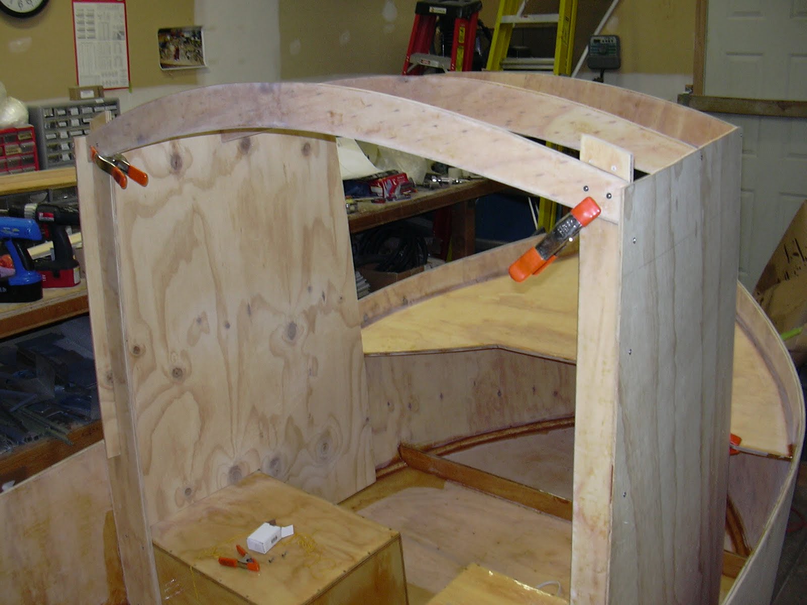 Todd's Mini-Tug Boat Building Journal: Cabin Assembly Started!