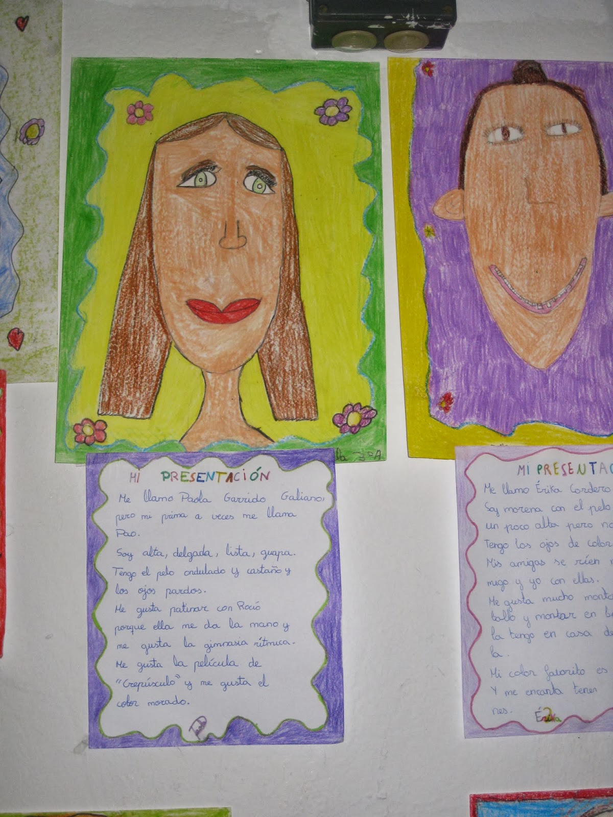 Mi bibliorincón: Autorretrato: "Nos presentamos"