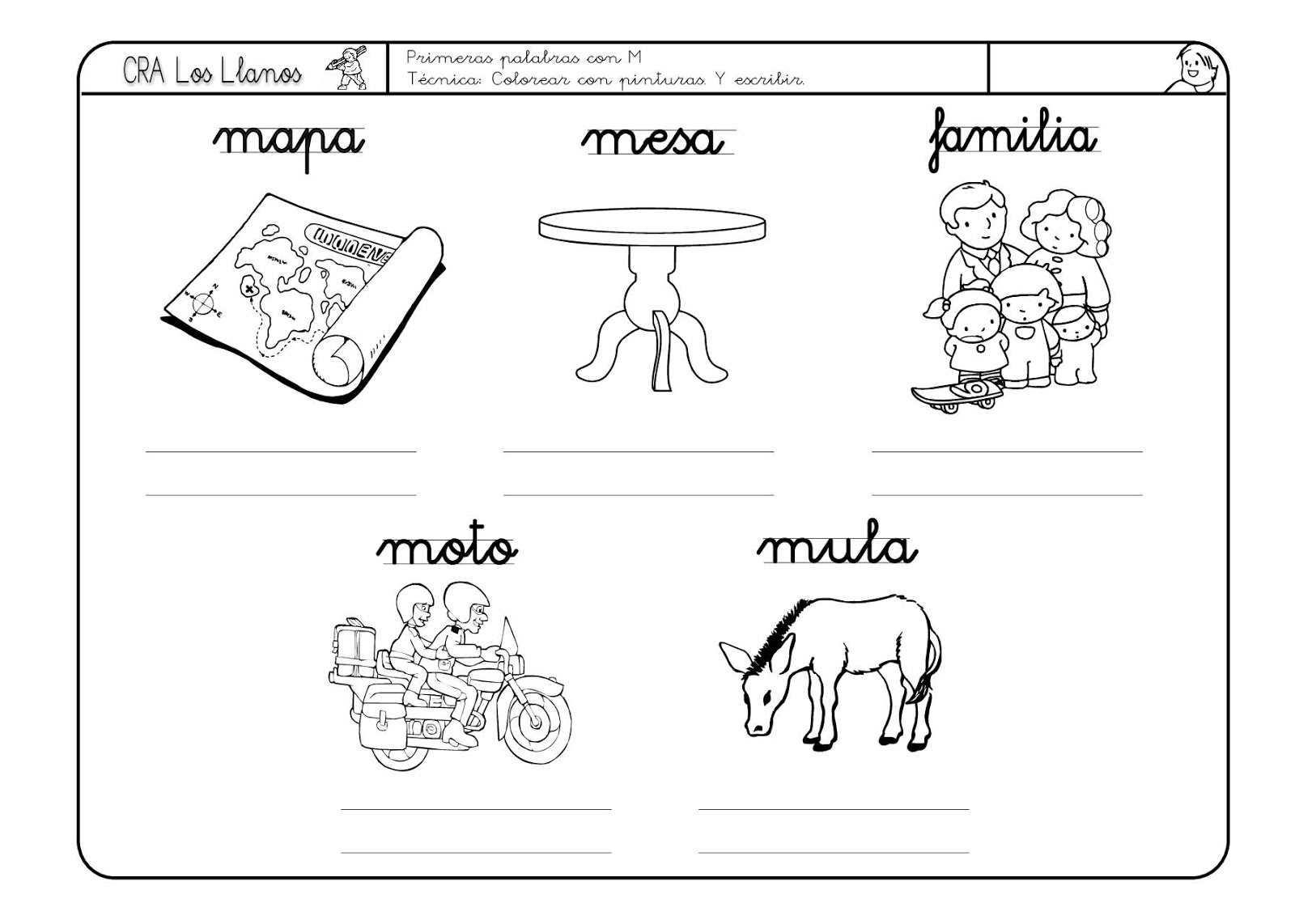 APRENDO Y ME DIVIERTO EN EL PREESCOLAR: ACTIVIDADES CON LOS FONEMAS M Y P