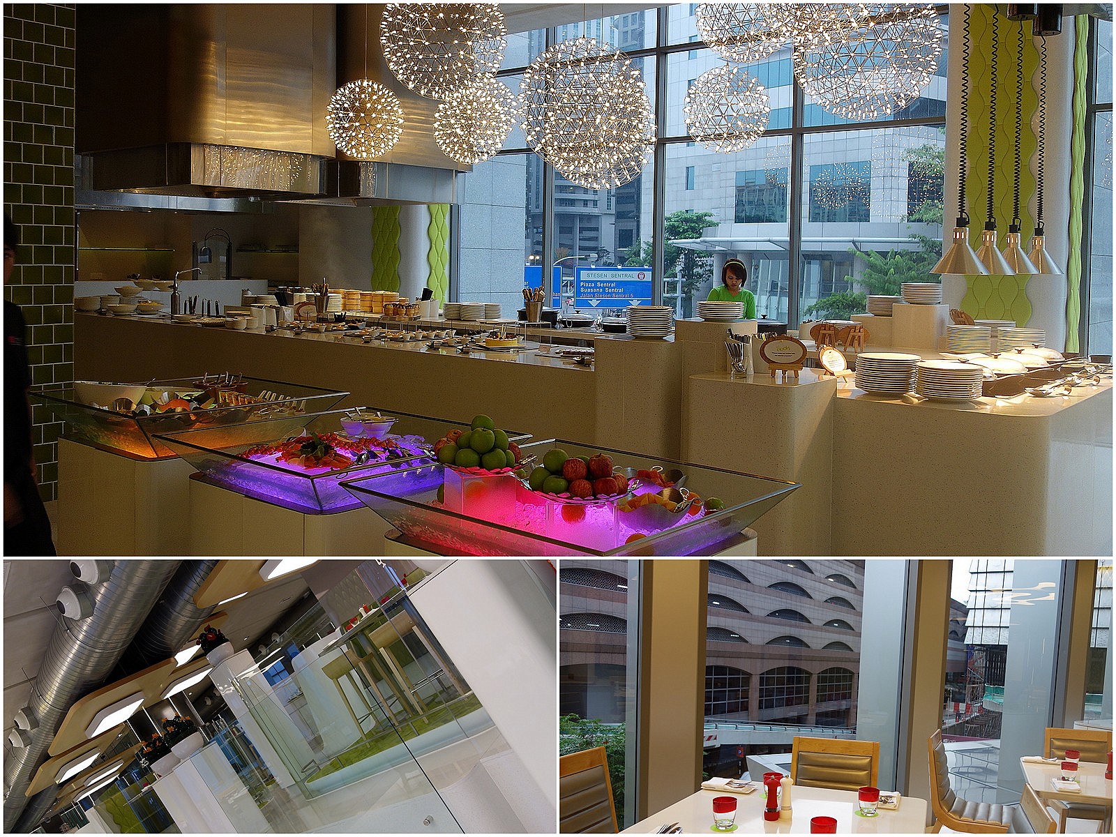 Lots of natural light, plenty of space & heaps of buffet offerings for ...