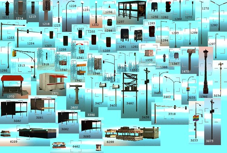 [MTA:SA] ID DE OBJETOS MTA PARA MAPS - MTA Brasil