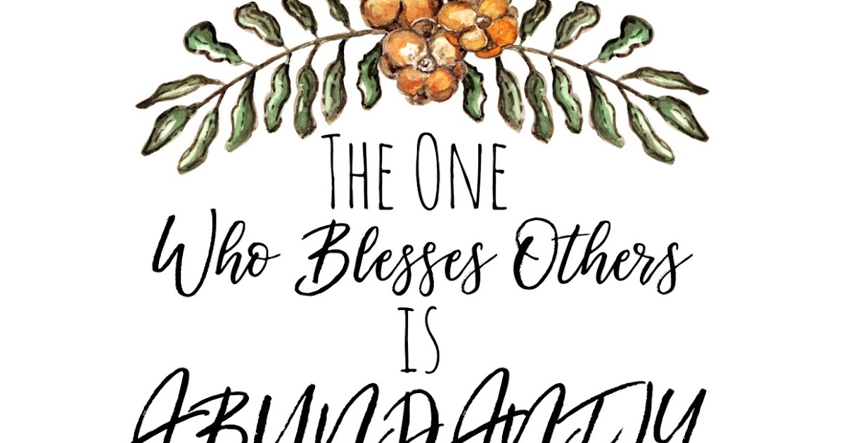 Abundantly Blessed Printable