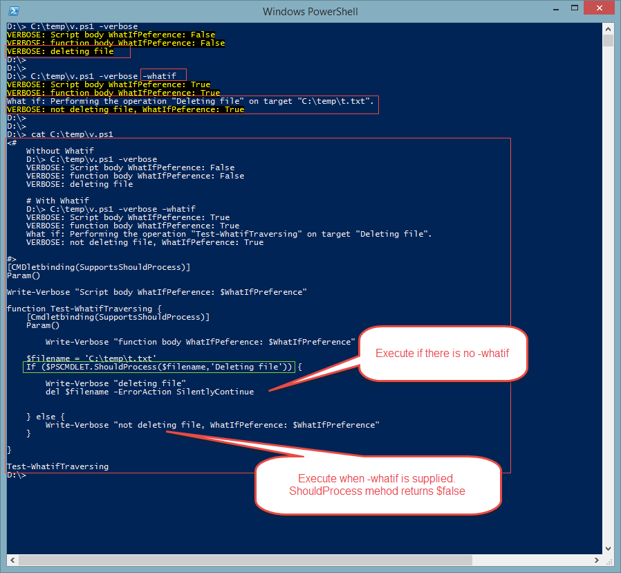 Adil Hindistans Technology Blog Powershell Whatif