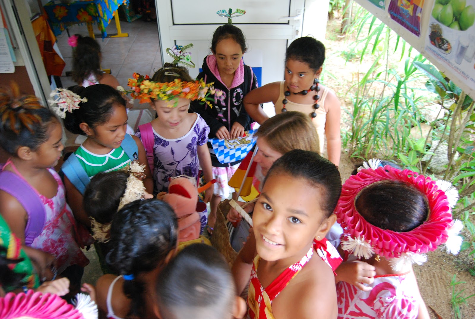 Polynésie Française: Cours avec des élèves de Rurutu