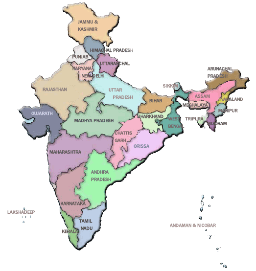 Bharatha Desham: India Map