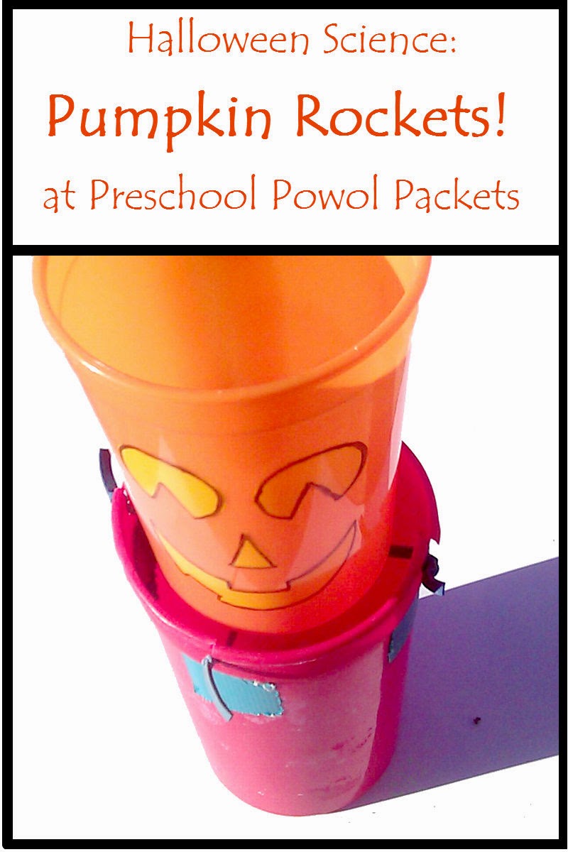 Halloween Science Experiment: Pumpkin Rockets | Preschool Powol Packets