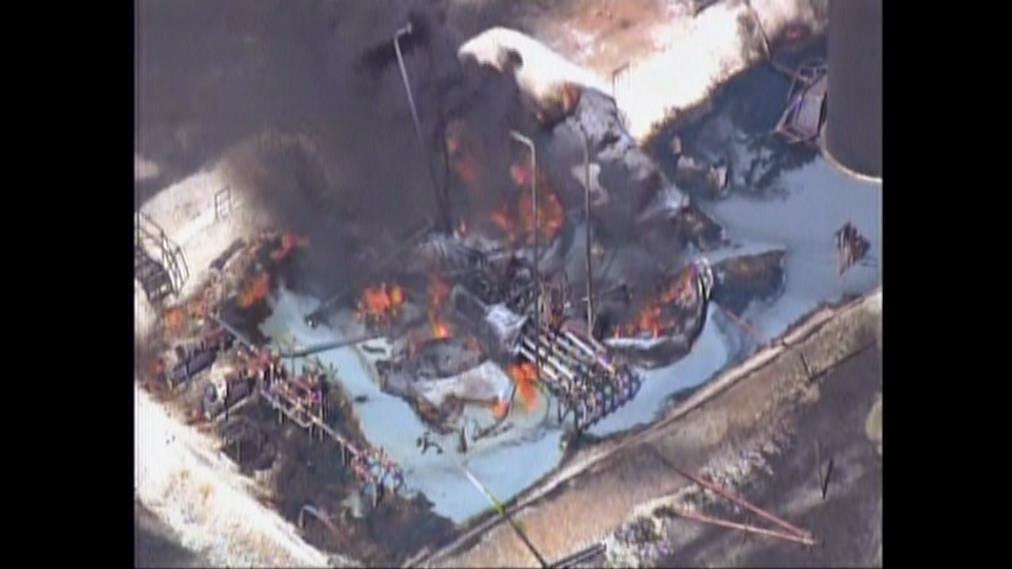 MEC&F Expert Engineers : OIL STORAGE TANK EXPLODED IN AN OIL FIELD IN ...