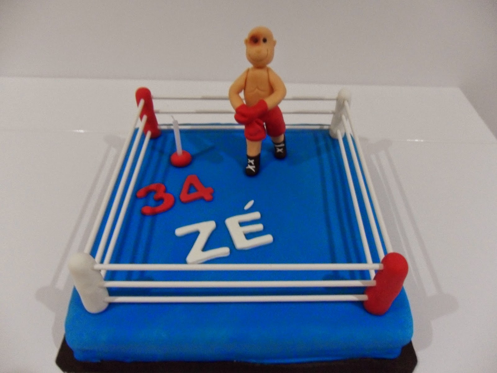 Telas de Açúcar: Bolo Ringue Boxe