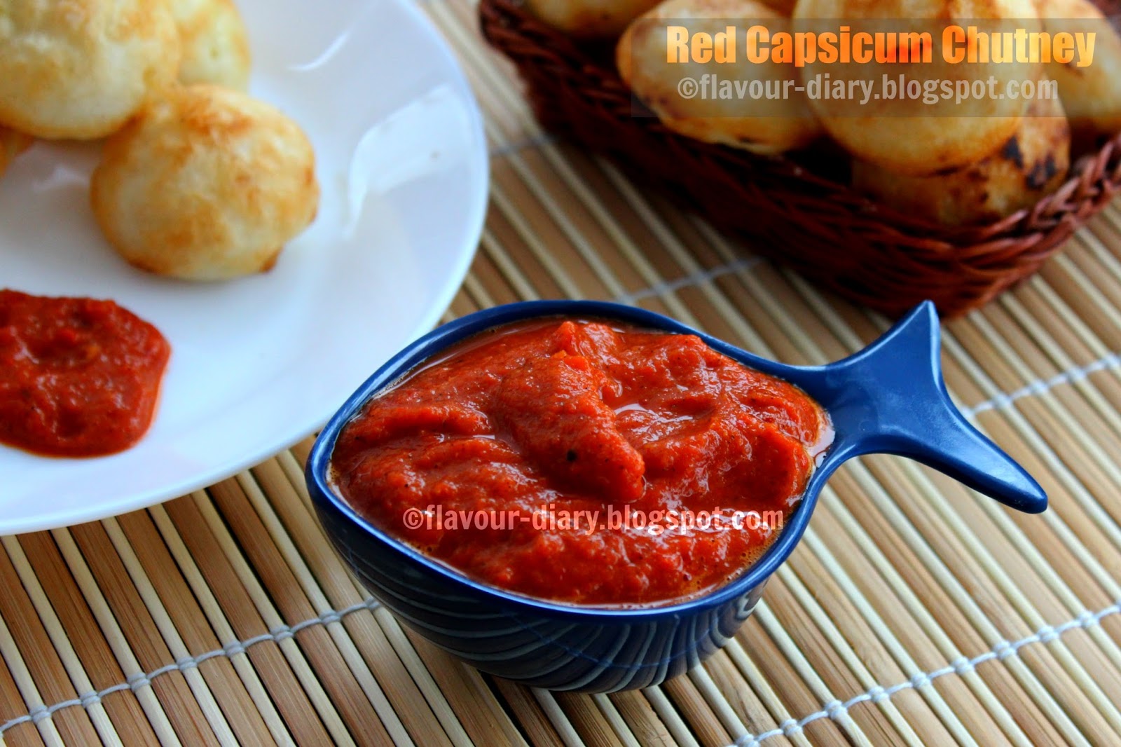 Flavour Diary: Red Capsicum Chutney | Bell Pepper Recipes | Indian ...