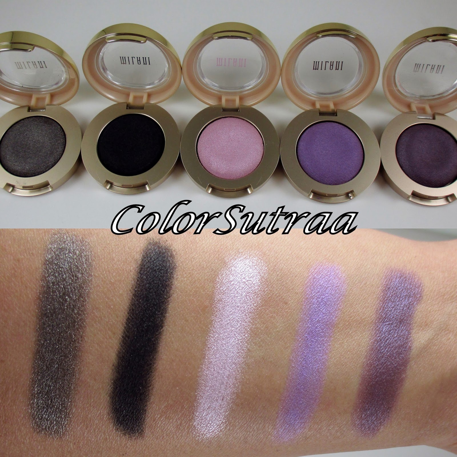 MILANI Bella Gel Powder Eyeshadows : Swatches and Review - ColorSutraa