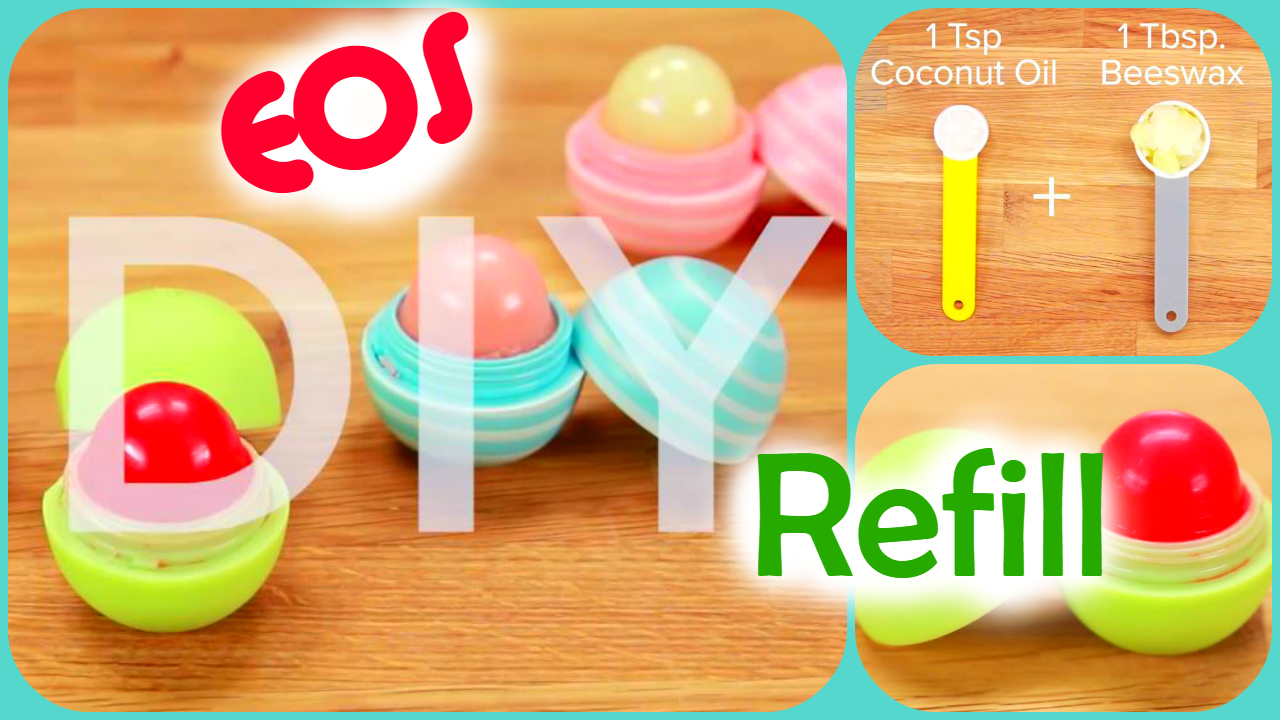 DIY Eos Lip Balm Refill | Angelmissme
