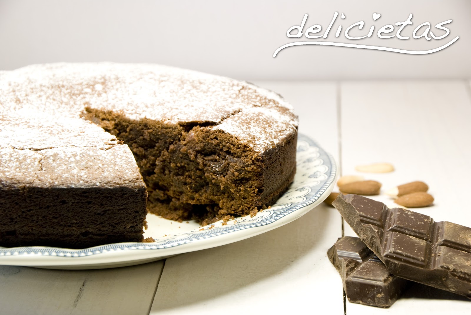 www.delicietas.es: Pastel de chocolate y almendras - Gâteau au chocolat ...