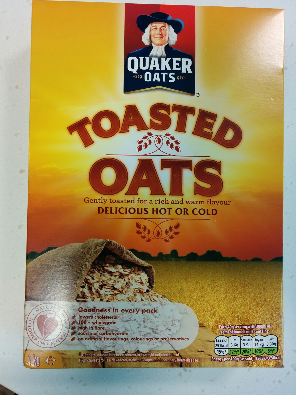 The Excited Eater: Quaker Toasted Oats Porridge Review