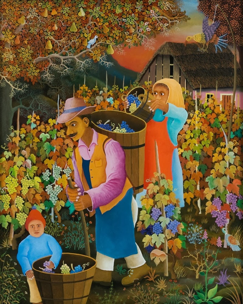 UN LUGAR PARA EL RECREO: IVAN STEFANEK Pintura naif