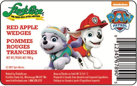 NickALive!: Freshline Foods Adds "PAW Patrol" To Healthy Snacks