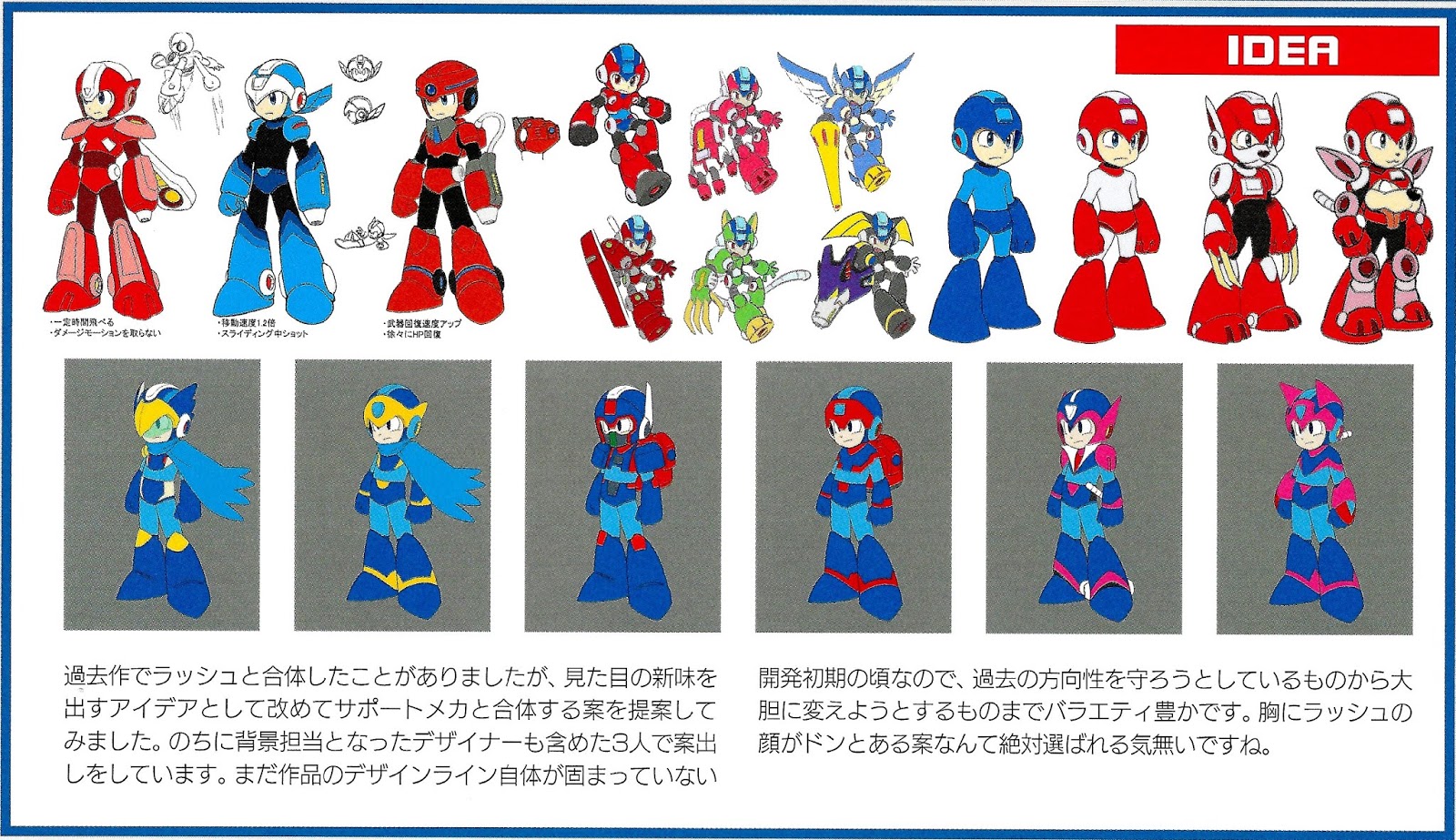 All Megaman Characters