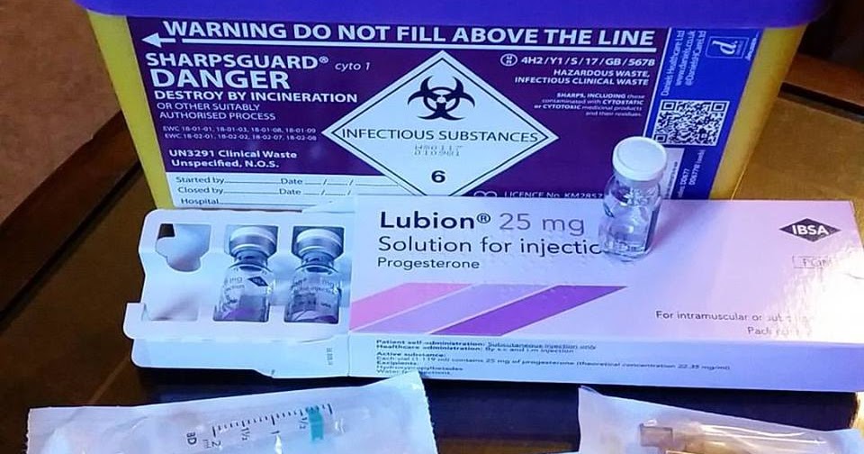 Click's Clan: IVF #3, FET#3: Lubion Injection