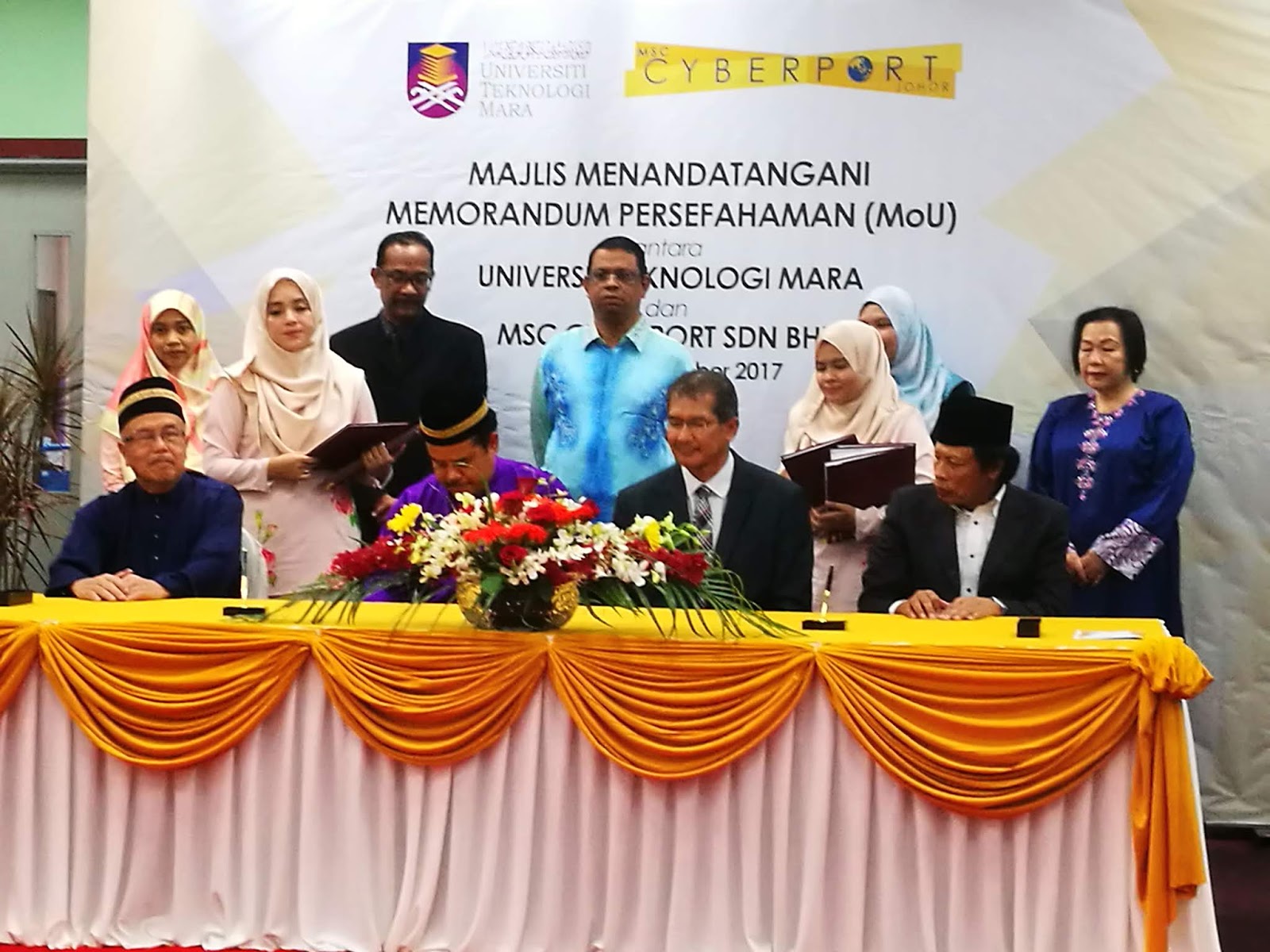 MoU Signing With UiTM - MSC Cyberport