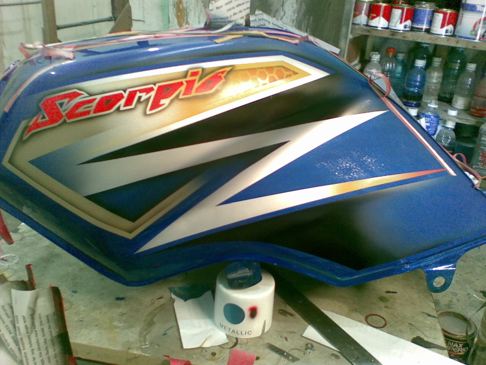 BOYAX PAINTING WORKSHOP: SCORPIO BIRU AIRBRUSH