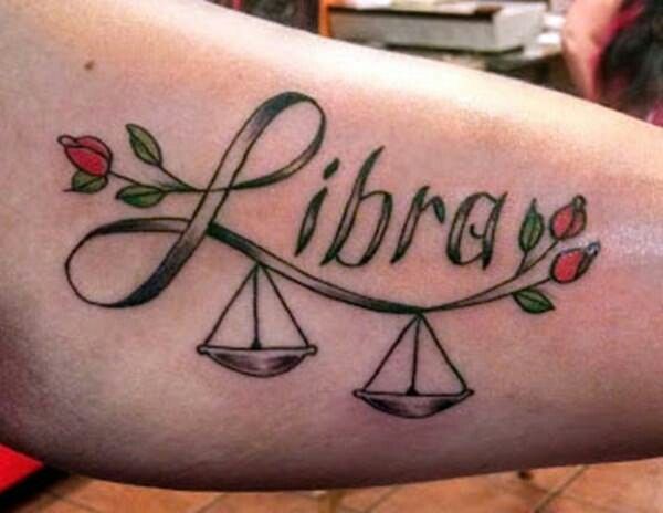 170+ Most Beautiful Libra Tattoos For Females and Guys (2020) Horoscope ...