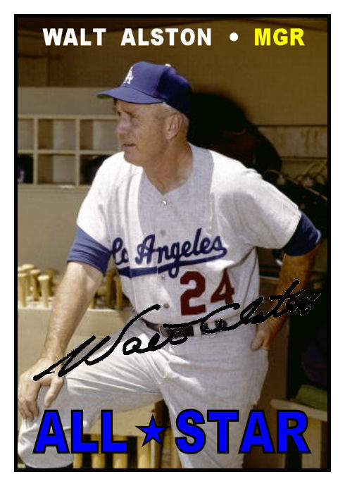 Cards That Never Were: 1967 Topps All Star Cards : Managers