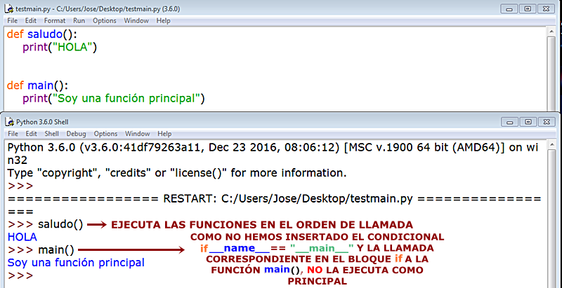APRENDER A PROGRAMAR CON PYTHON: LA FUNCIÓN MAIN()