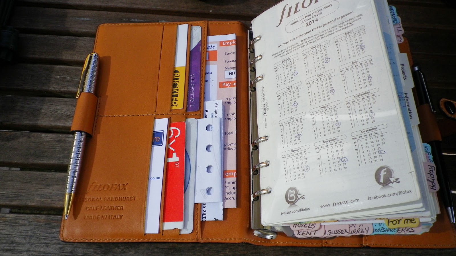 The filofax : filofax Sandhurst