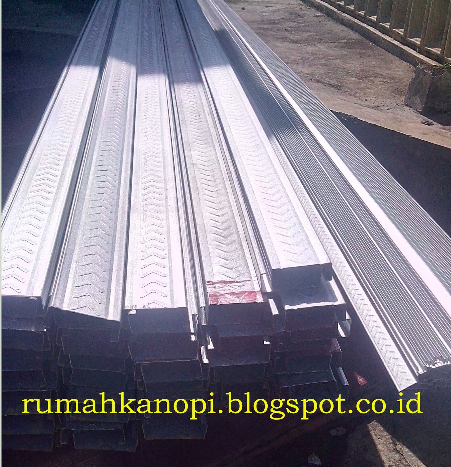 Kanopi Galvalum : Material dan Harga | Rumah Kanopi Malang