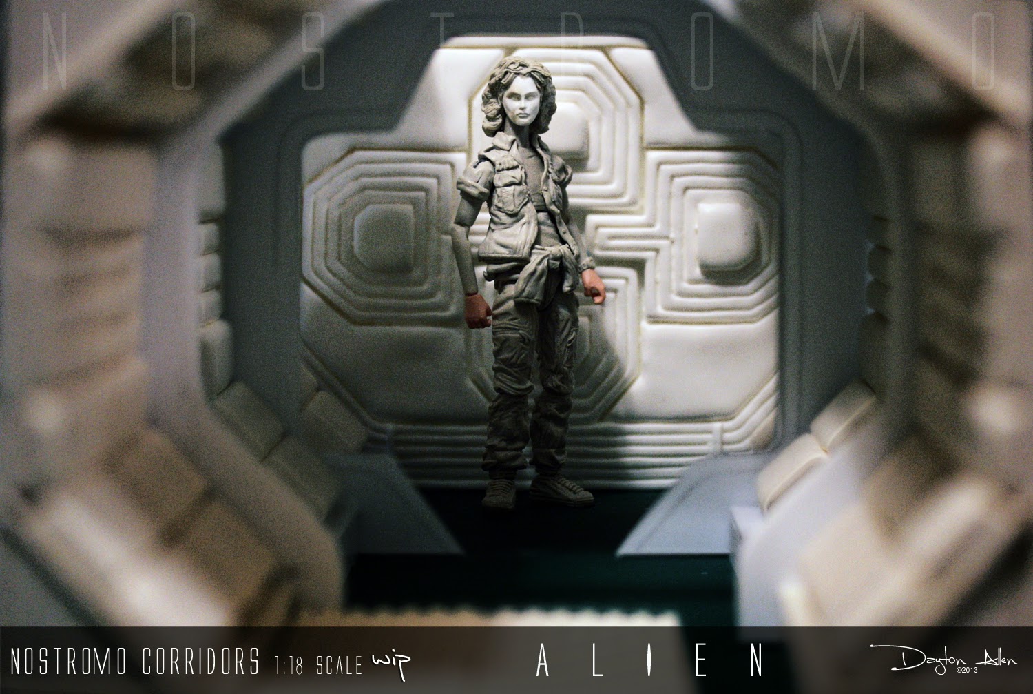 The Art of Dayton "SF30" Allen: Building The Nostromo - One Piece At A ...