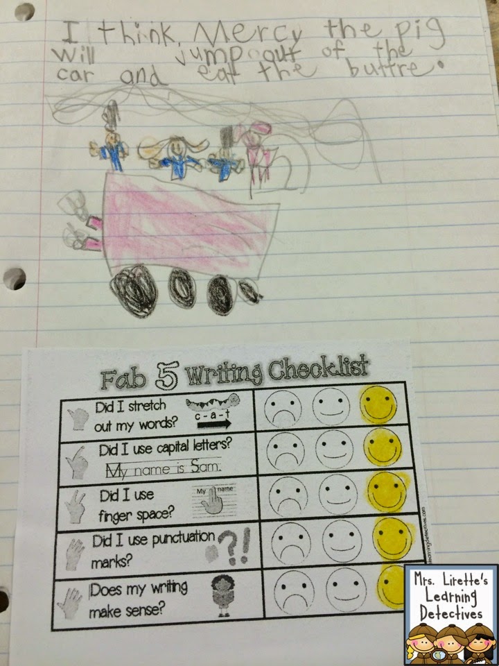 Fab 5 for Writing...New Additions! | Mrs. Lirette's Learning Detectives ...