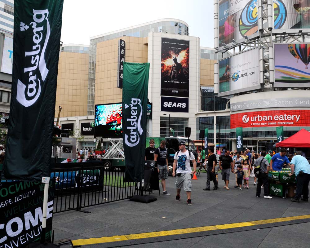 Carlsberg UEFA Euro Fan Park Celebration in #Toronto | Bird Tattoos