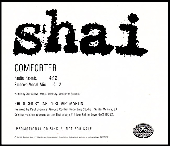highest level of music: Shai - Comforter-Promo-CDS-1993