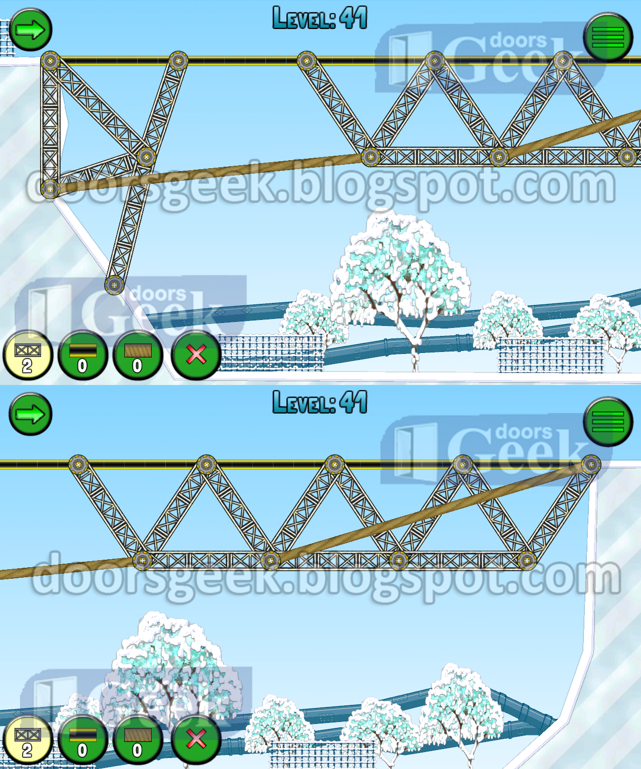 Frozen Bridges [Car 1] - Level 41 ~ Doors Geek