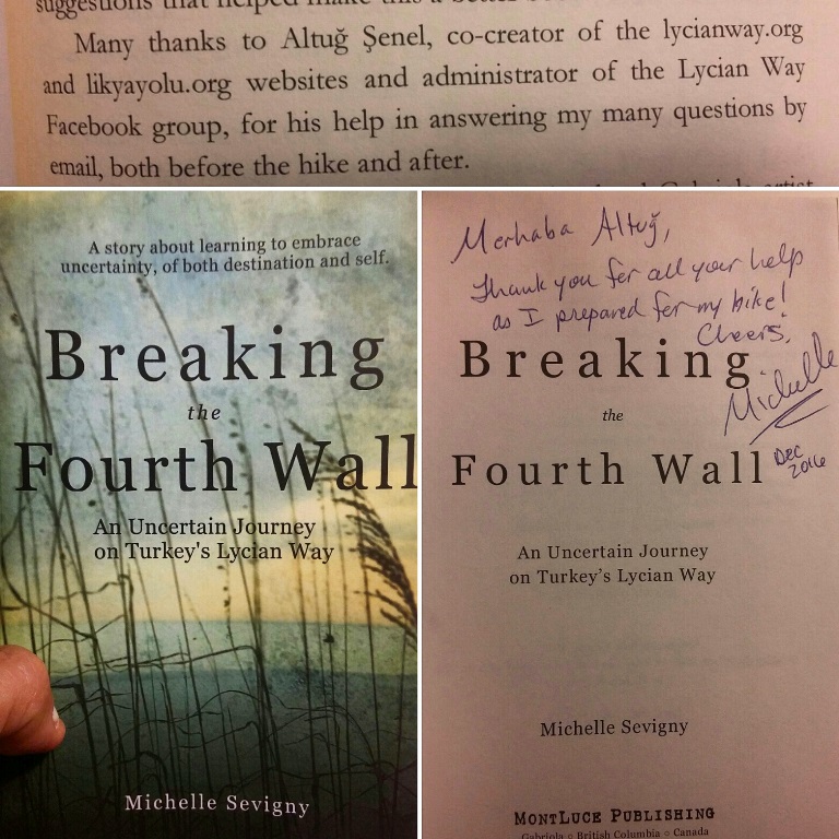 Thanks to Canadian solo hiker Michelle Sevigny, having a contribution ...