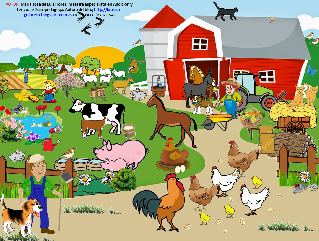 La psico-goloteca: DISCRIMINAMOS SONIDOS EN LA GRANJA
