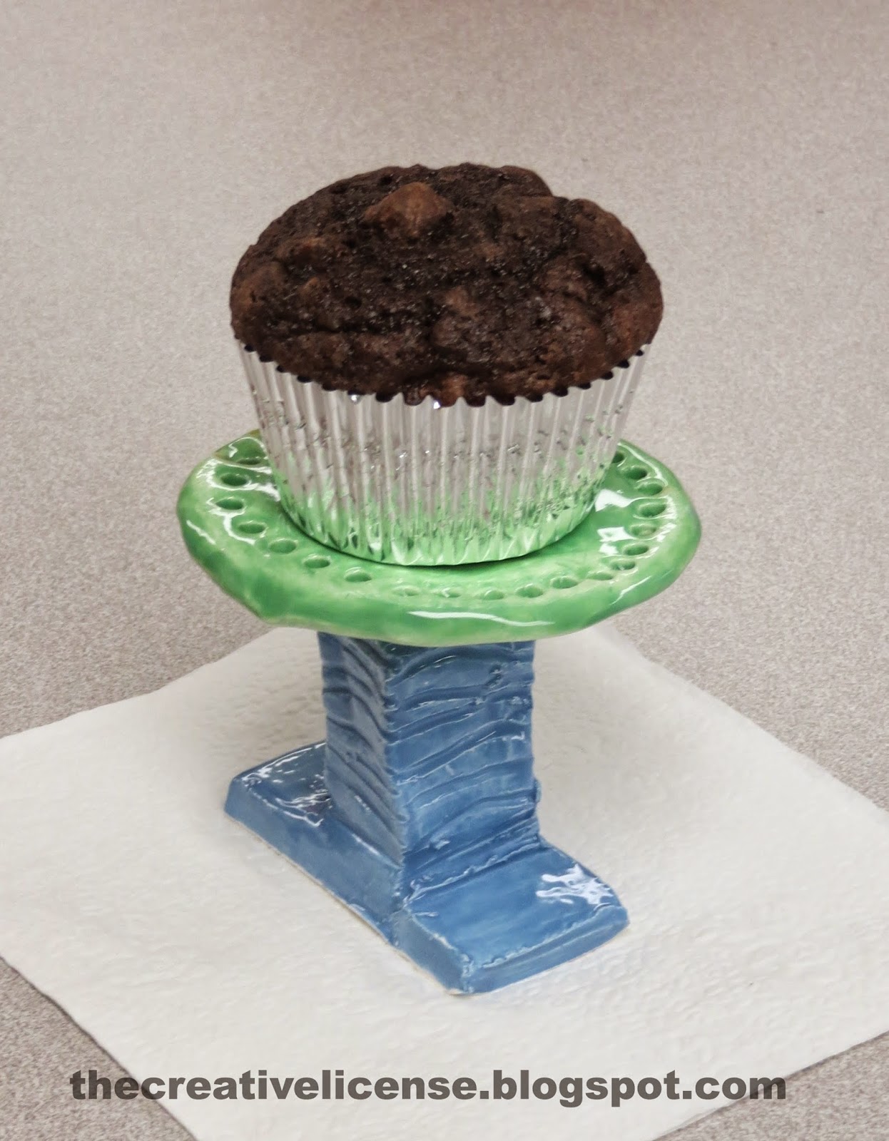 The Creative License: Clay Cupcake (Muffin) Pedestals
