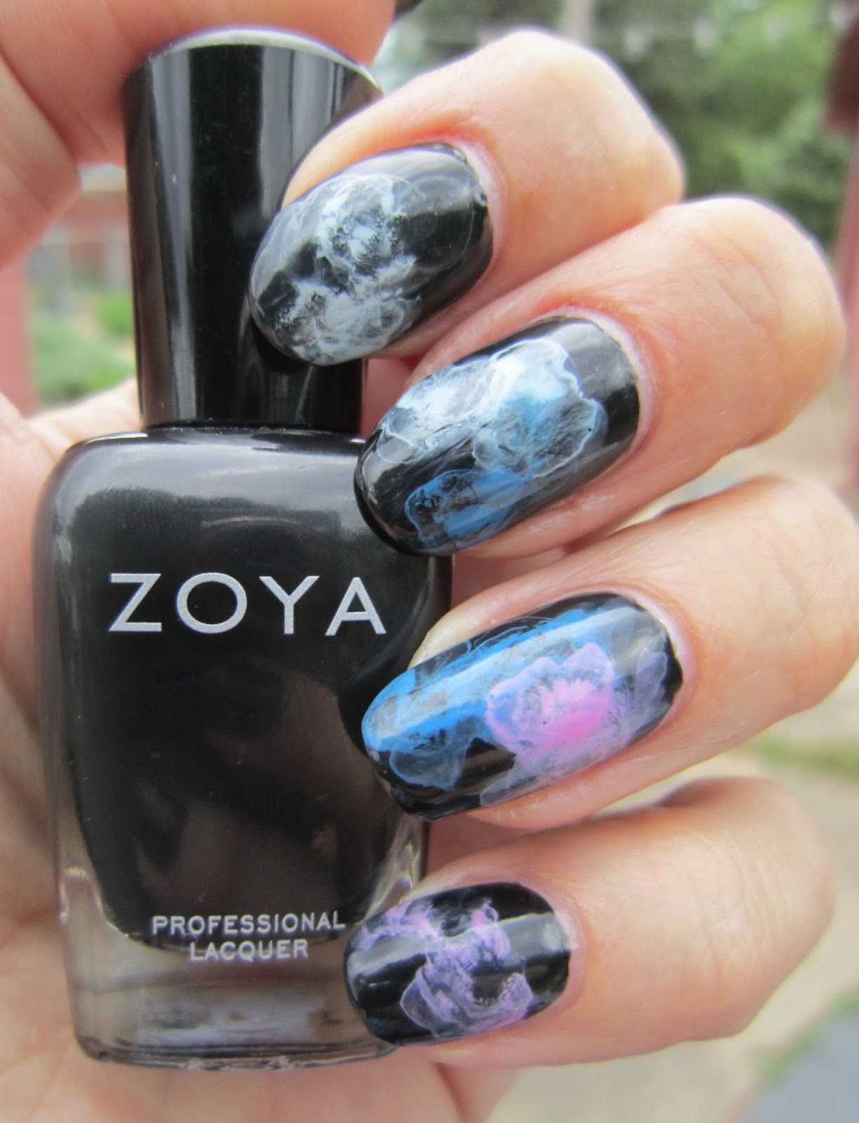 Magical Smoke Nail Art Inspired By Chalkboard Nails