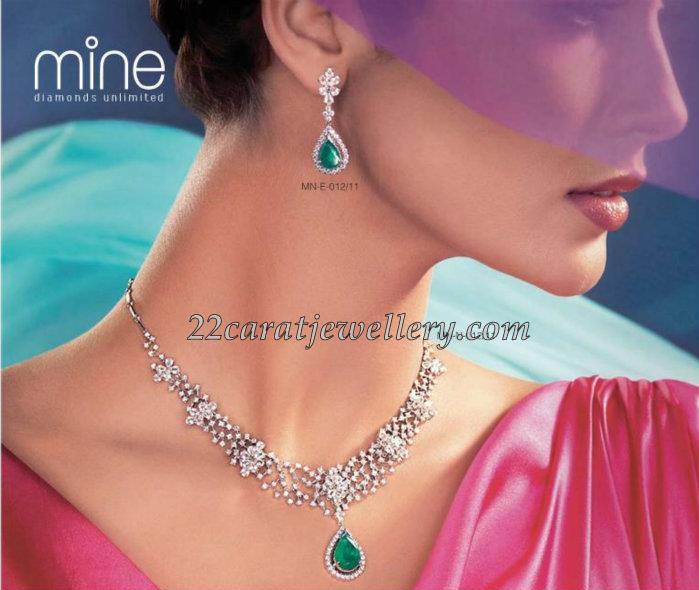 Diamond Sets with Gemstones 3 - Jewellery Designs