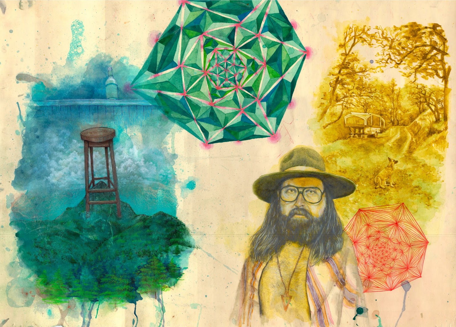 Roy Miranda Arts: MODERN PSYCHEDELIC AMERICAN FOLK ARTS