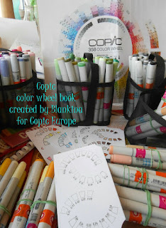 Copic Marker Europe: My DIY Copic Color wheel book