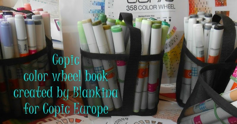 Blankina creations: My DIY copic color wheel book
