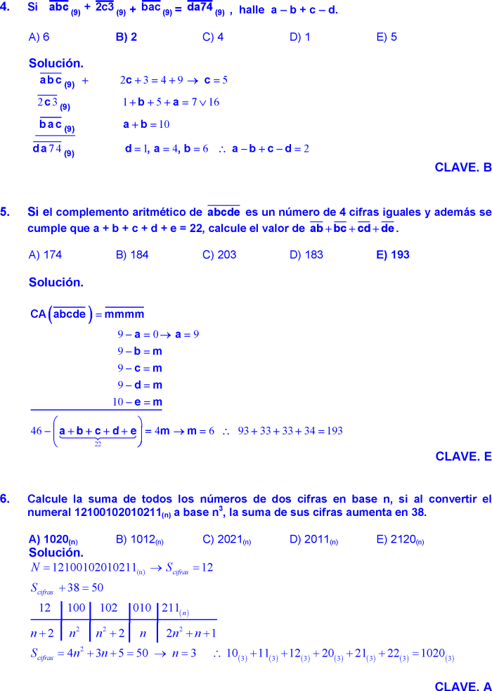 NUMERACIÓN PROBLEMAS RESUELTOS