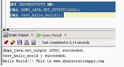 Java Stored Procedure in ORACLE PLSQL – A simple example ~ Oracle Apps ...
