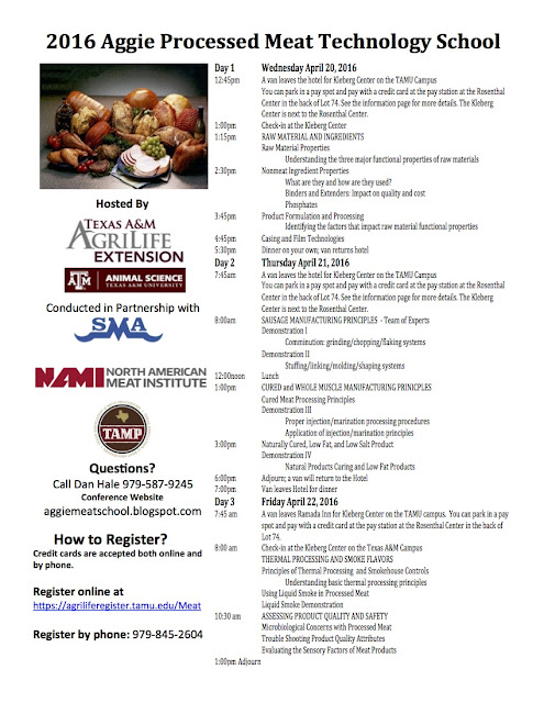 Aggie Processed Meat Technology School