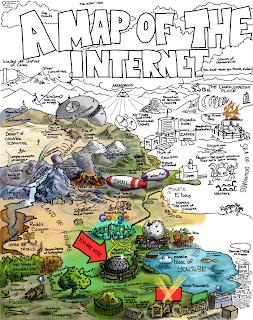 Make-Work-Draw-Play: The Internet Map!