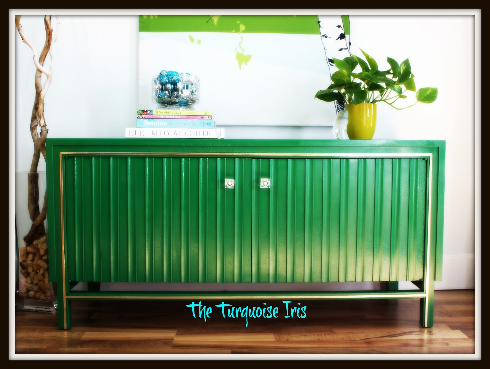 The Turquoise Iris ~ Furniture & Art: Green, Gold and Glossy Vintage ...