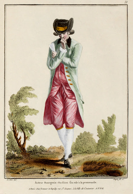 TheDuchessInDiamonds: Men's fashion plates 1770-80s, French