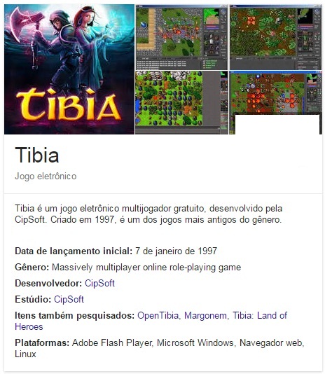 PUBLICADOS BRASIL: Brasileiro chega ao level 999 no Tibia